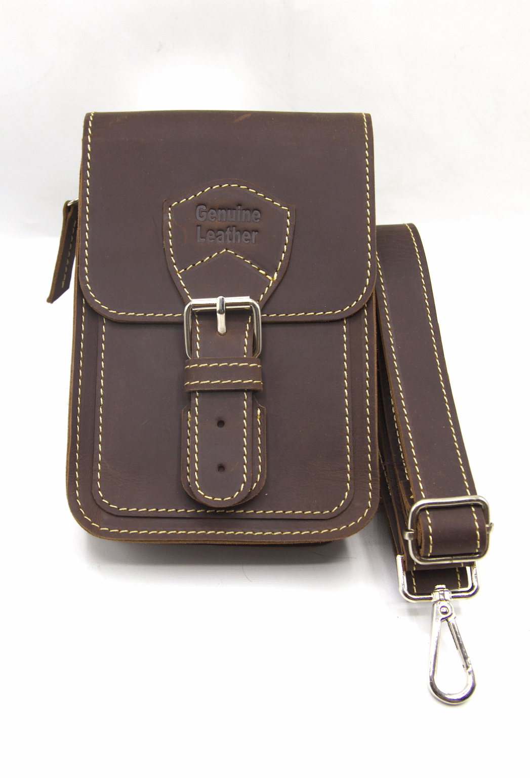 Cross Body leather Side Pouch CBSP_1 - humdamhides.com